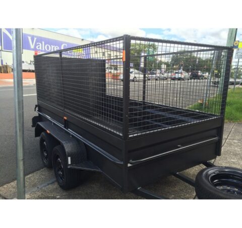 Buy 10x5 Box Trailer with the Ramp and 900mm Cage online from Mechid ...