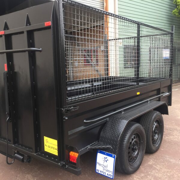 Buy 10x5 Box Trailer with the Ramp and 900mm Cage online from Mechid ...