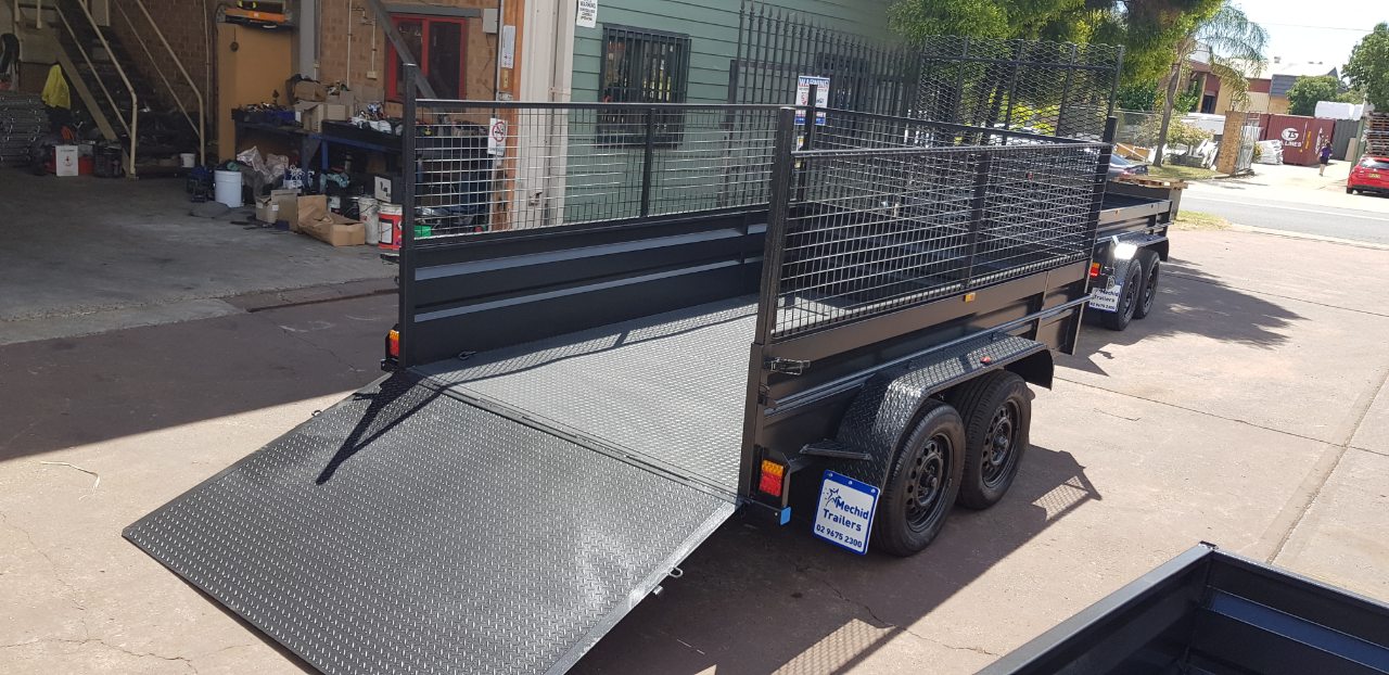 10x6 Tandem Box Trailer with Ramp 1200mm high Multi Usage - Mechid Trailers