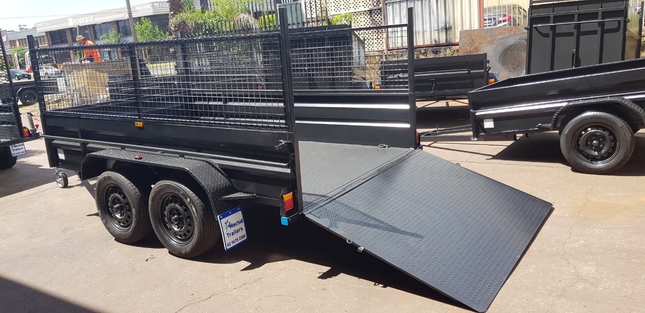 10x6 Tandem Box Trailer with Ramp 1200mm high Multi Usage - Mechid Trailers
